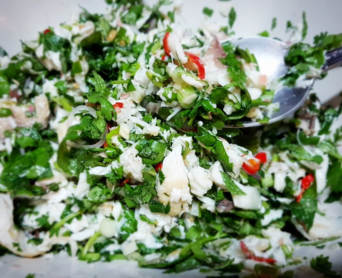 Thai Spicy & Sour Grill Fish Salad – CHAR IN THE KITCHEN